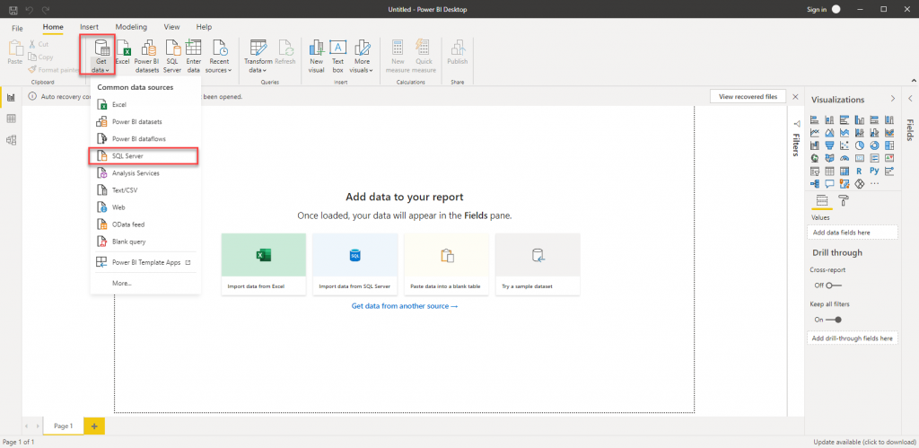 Hướng dẫn các bước kết nối Power BI với SQL Server » INDA - Học viên ...