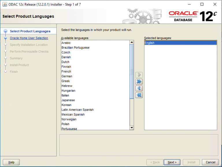 Hướng dẫn cài đặt Oracle Data Access Components 64-bit (ODAC) » INDA ...