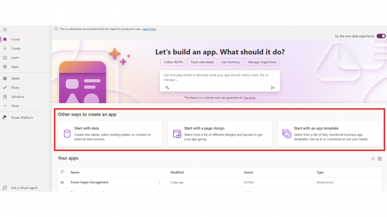 Power Apps - Hướng dẫn cách tự tạo ứng dụng dễ dàng