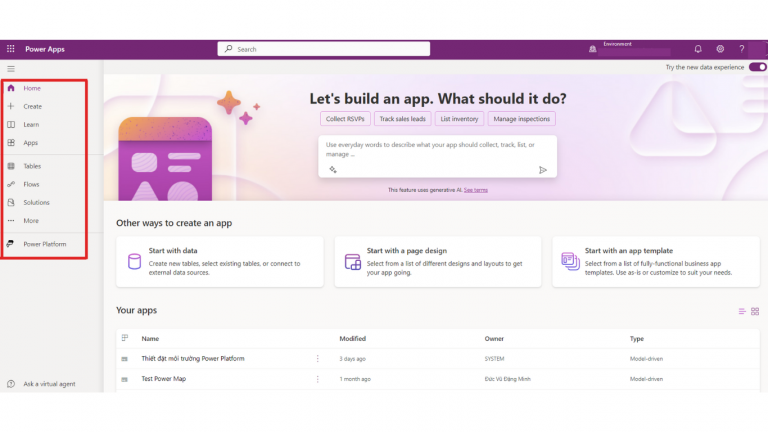 Power Apps - Hướng dẫn cách tự tạo ứng dụng dễ dàng